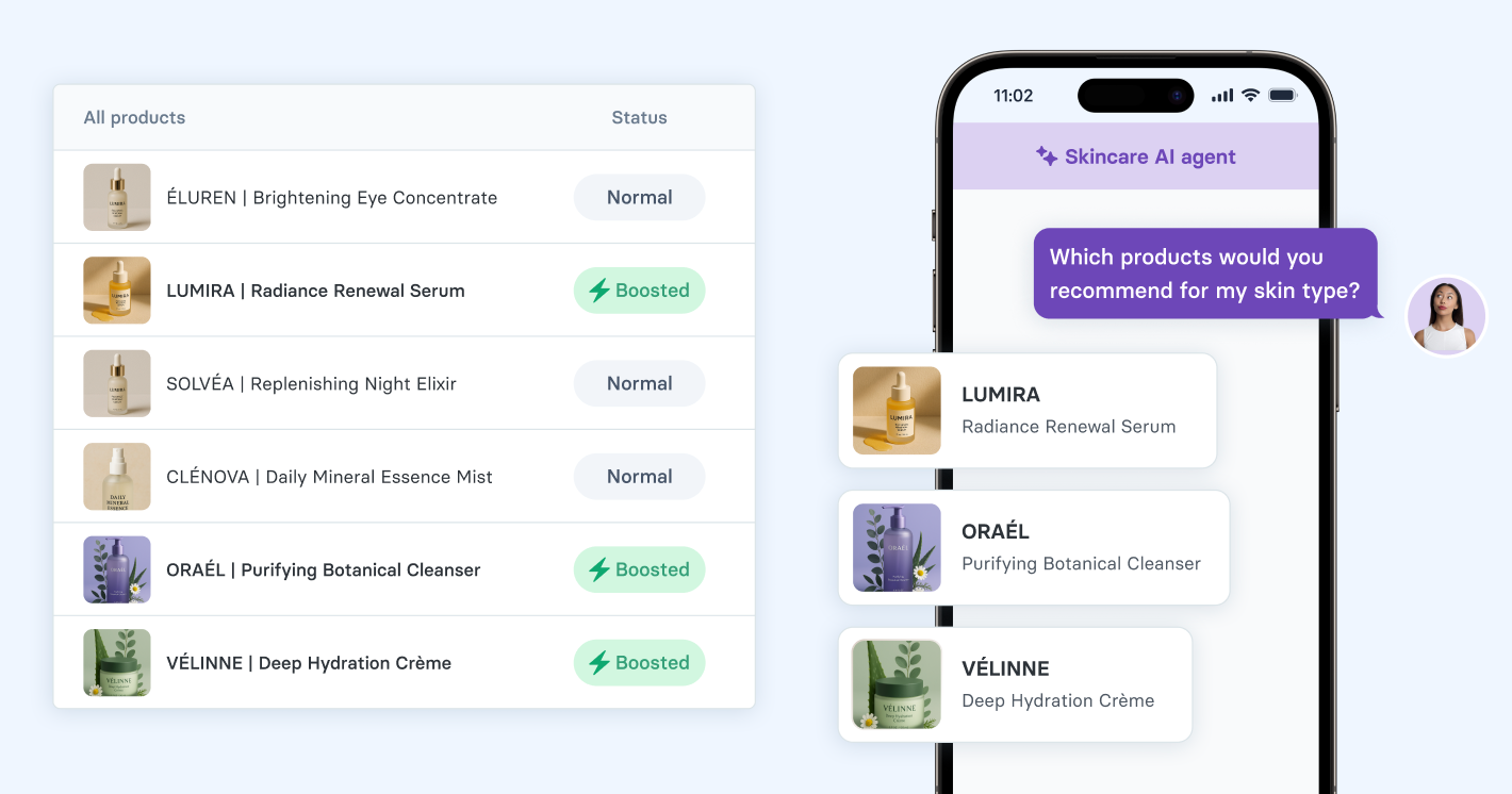 Introducing Product Boost: Push your Best Sellers on AI Shopping Assistant Recommendations